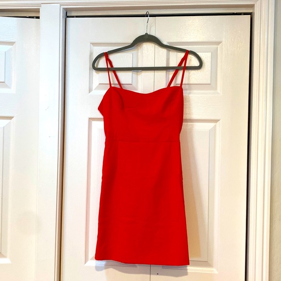 French Connection | Dresses | Nwt French Connection Red Strapless Mini ...